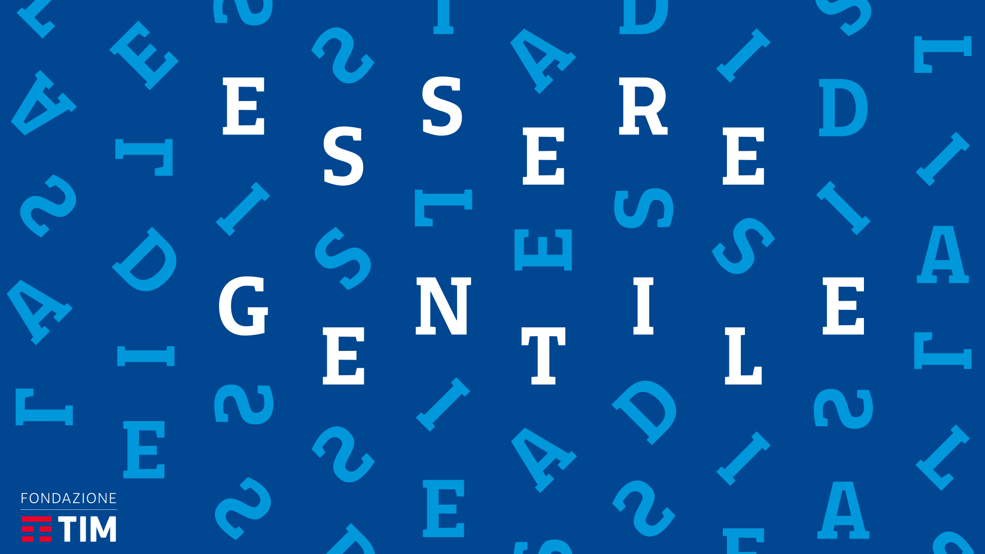 FONDAZIONE TIM. DISLEGGO CAMPAIGN - Cappelli Identity Design